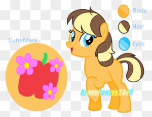 Mlp Ng Apple Flower By Bronyponyyy2340 - Cartoon - Free Transparent PNG ...