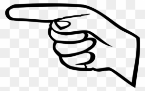 Finger Hand Point Pointer Finger Finger Fi - Finger Pointing Left ...