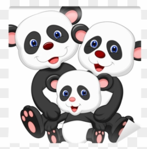 Panda Family Cartoon - Free Transparent PNG Clipart Images Download