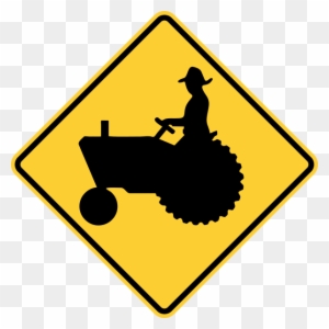 Tractor Crossing - Crossing Sign - Free Transparent PNG Clipart Images ...