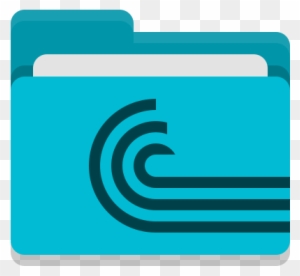 Folder, Cyan, Torrent Icon - Icon - Free Transparent PNG Clipart Images ...