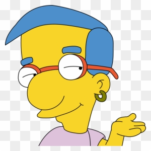 Siempre Va Con Su Mejor Amigo Milhouse Van Houten - Lisa Simpson Png ...