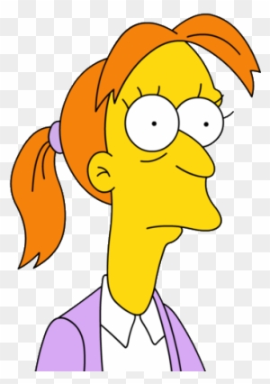 Carl Carlson Ms - Simpsons Ms Phipps - Free Transparent PNG Clipart ...