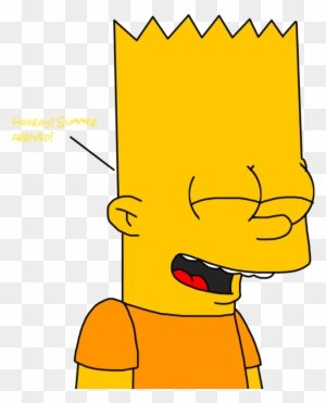 Bart Simpson Happy For Summer By Marcospower1996 - Bart Simpson - Free ...