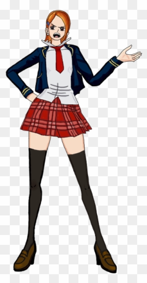 Nami School Outfit Render By Serge96 - One Piece Nami School - Free ...