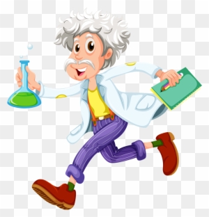 Cientistas - Running Scientist - Free Transparent PNG Clipart Images ...