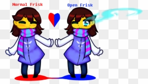 Au Frisk'opentale' Read Description By Curera291 - Frisk With Eyes Open ...