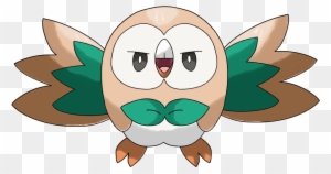 Rowlet - Rowlet Pokemon Png - Free Transparent PNG Clipart Images Download