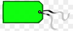 Lime Green Tag Clip Art At Clker - Green Tag - Free Transparent PNG ...