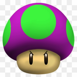 Poison Mushroom - Super Mario Poison Mushroom - Free Transparent PNG ...
