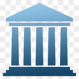 Municipal Houses Icons Town Government Signs Stock - City Hall Symbol ...