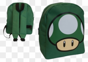 Green Mushroom Mini Back Pack - Bioworld Nintendo Mushroom Mini ...