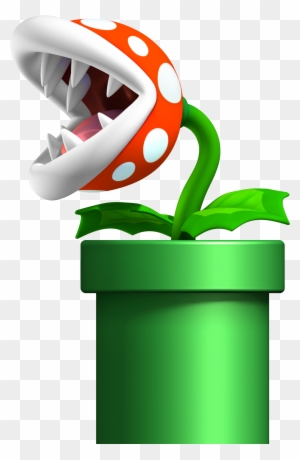 Pipe Piranha By Baetrix - Stickers Telegram Mario - Free Transparent ...