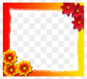Yellow Clipart Picture Frame - Colour Red Frame Png - Free Transparent ...