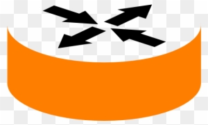 Orange-router Clip Art At Clker - Circle - Free Transparent PNG Clipart ...
