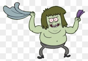 Muscle Man From Regular Show - Free Transparent PNG Clipart Images Download