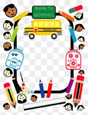 School Border, Cute Poster, Binder Covers, School Frame, - School ...