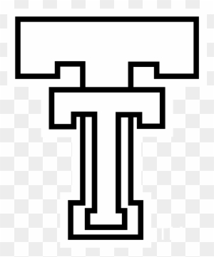 Texas Tech Guns Up Clipart Black