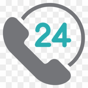 Contact 24/7 - Number - Free Transparent PNG Clipart Images Download