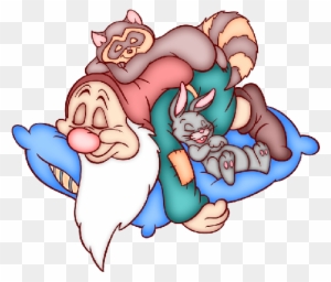 Sleepy Dwarf On Pillow - Sleepy The Dwarf - Free Transparent PNG ...
