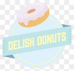 Delish Donuts Logo - Doughnut - Free Transparent PNG Clipart Images ...
