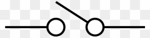 File - Spst-switch - Svg - Wikimedia Commons - Symbol For A Switch ...