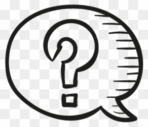 Speech Bubble With Question Mark Vector - Asking Png - Free Transparent ...