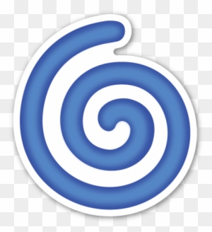 Cyclone Emoji - Blue Swirl Emoji Transparent - Full Size PNG Clipart ...