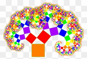 Excel In Math And Science - Pythagoras Tree - Free Transparent PNG ...