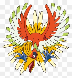 Ho-oh - Pokemon Heart Gold Ho Oh - Free Transparent PNG Clipart Images ...