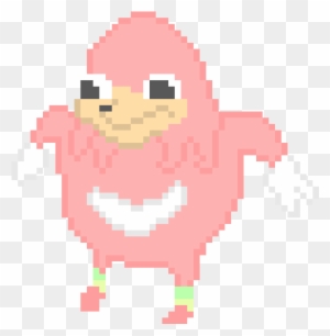 Ugandan Knuckles Pixel Art - Free Transparent PNG Clipart Images Download