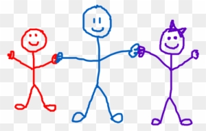 Stick Figure Kids Friends Clip Art At Vector Clip Art - Stick Figure ...