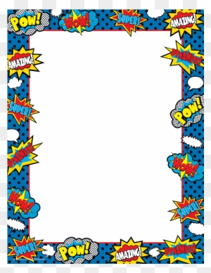 Superhero Border - Free Transparent PNG Clipart Images Download