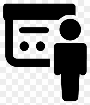 Silhouette Giving Presentation Vector - Presentation Logo Png - Free ...