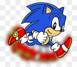 Sonic The Hedgehog - Old Sonic Running - Free Transparent PNG Clipart ...