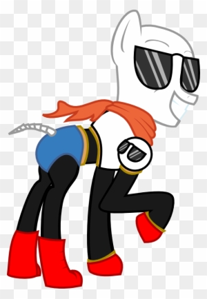 2) By Derjuin - Undertale As A Pony - Free Transparent PNG Clipart ...