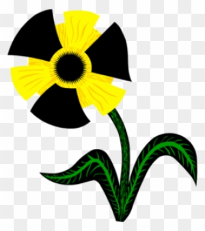 Radioactive Flower - Emblem - Free Transparent PNG Clipart Images Download