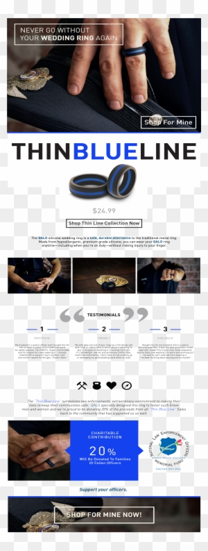 Thin Blue Line - Police Officer - Free Transparent PNG Clipart Images ...