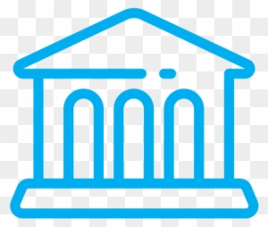 Bank Line Icon - Free Transparent PNG Clipart Images Download