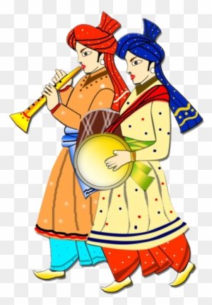 Wedding Card Clipart In Colour - Indian Wedding Doli Png - Free ...