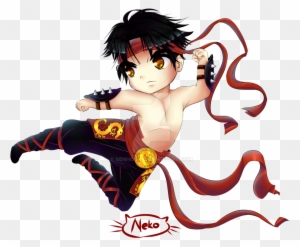 Wallaswells1 11 4 Liu Kang From Mortal Kombat By Senhoshi - Chibi ...