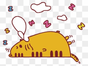 Lazy Cat Clip Art - Free Transparent PNG Clipart Images Download