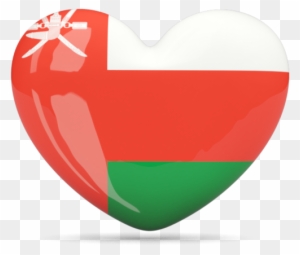 Oman Heart Flag - Oman Flag - Free Transparent PNG Clipart Images Download