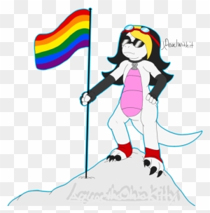 Cooper's Gay Pride By Aquatheohiokitty - Illustration - Free ...