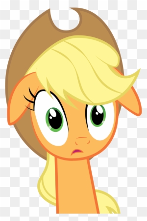 Applejack Shocked By T - Applejack Shocked By T - Full Size PNG Clipart ...