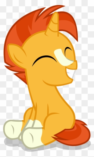 Colt Sunburst Vector By Timidtremors - Mlp Sunburst Colt - Free ...