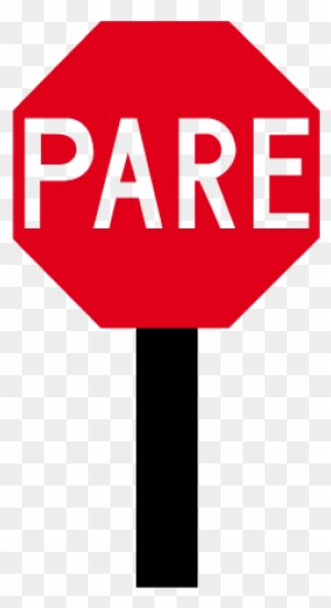 Sinal - Señal De Transito Pare - Free Transparent PNG Clipart Images ...
