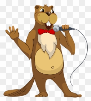 Beaver Cartoon Images - Singing Beaver - Free Transparent PNG Clipart ...