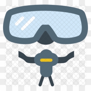 Scuba Icon - Cartoon Scuba Diving Mask - Free Transparent PNG Clipart ...