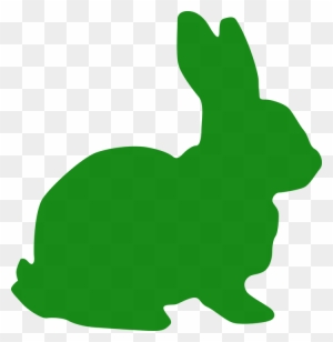 Magic Bunny Cliparts 26, Buy Clip Art - Green Bunny Silhouette - Free ...